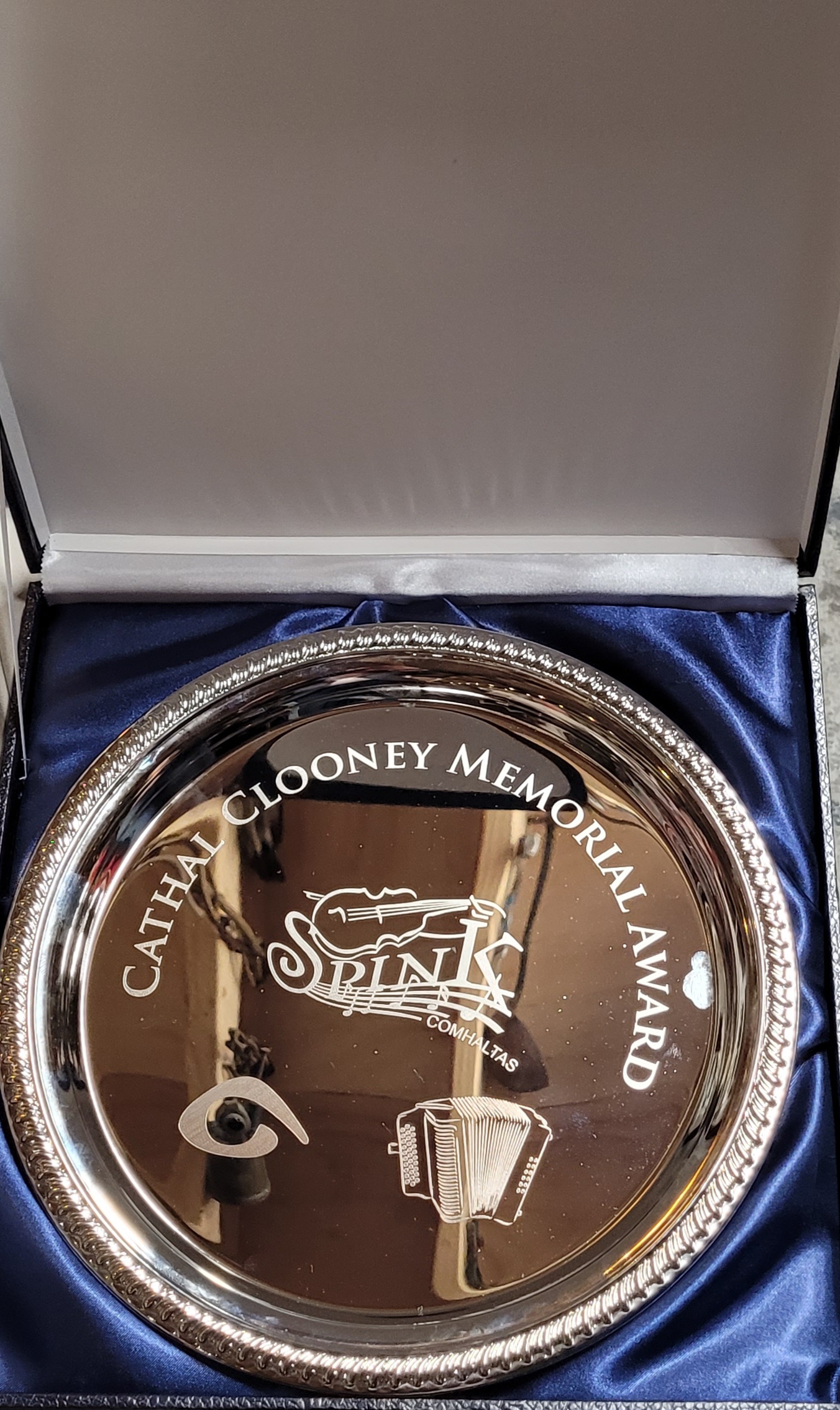 The Cathal Clooney Memorial Award - Donated 2024 - Spink Comhaltas